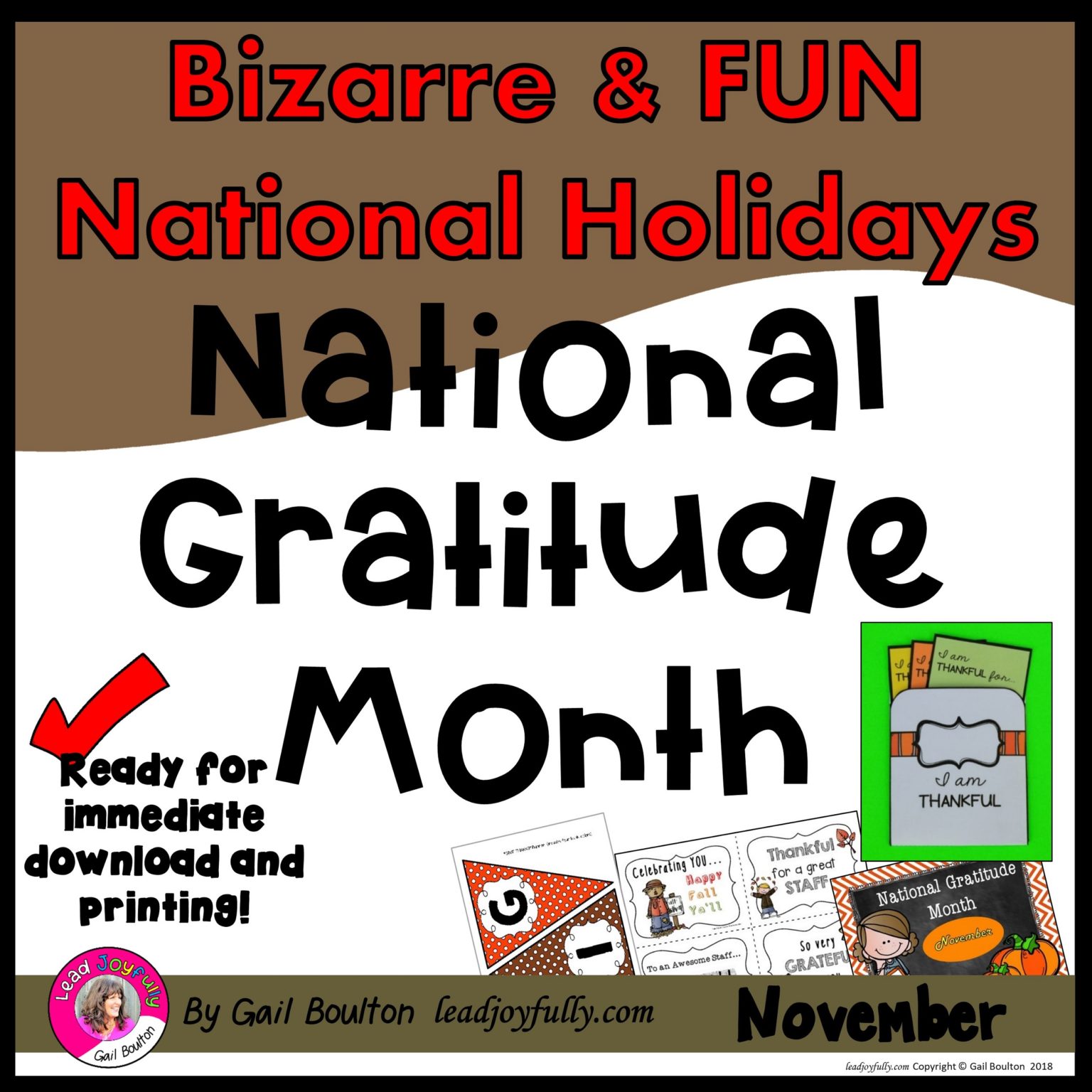 Bizarre and FUN National Holidays MEGA BUNDLE (November, December ...
