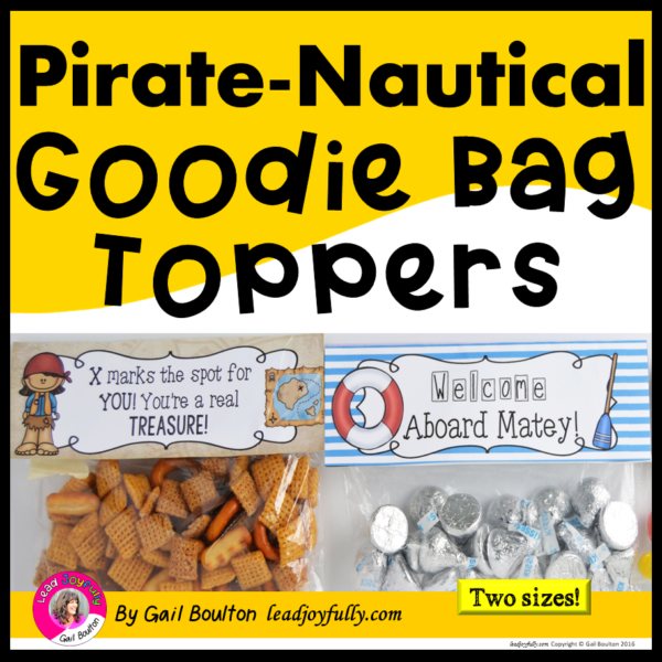 Visitor Welcome Cards- (Pirate/Nautical Theme) | Lead Joyfully