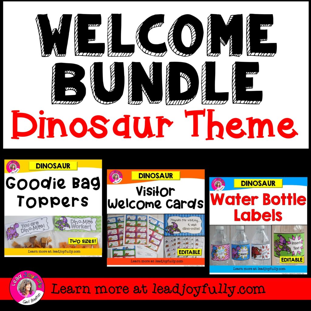 WELCOME BUNDLE (Dinosaur Theme) | Lead Joyfully