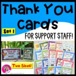 Thank You Cards for Support Staff- Set 1 | Lead Joyfully