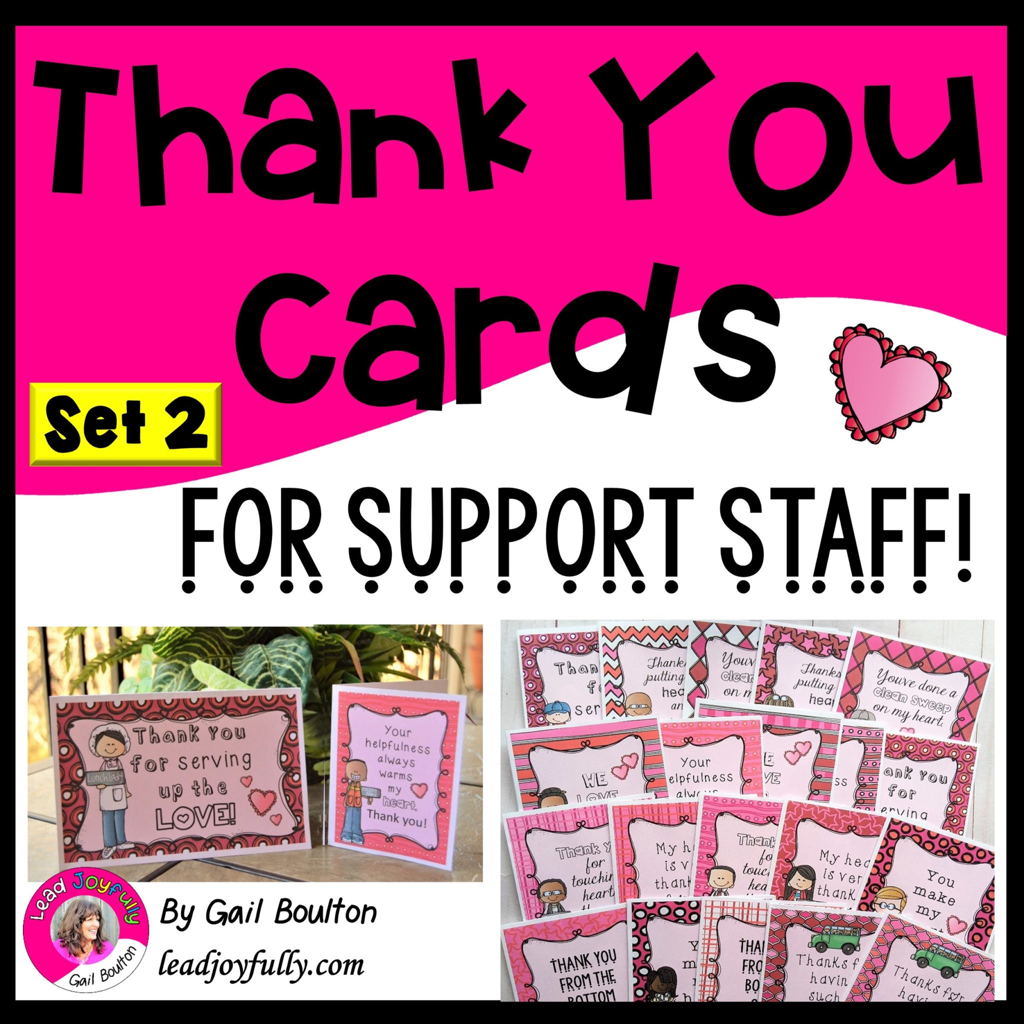 Thank You Cards for Community Helpers- Set 3 | Lead Joyfully