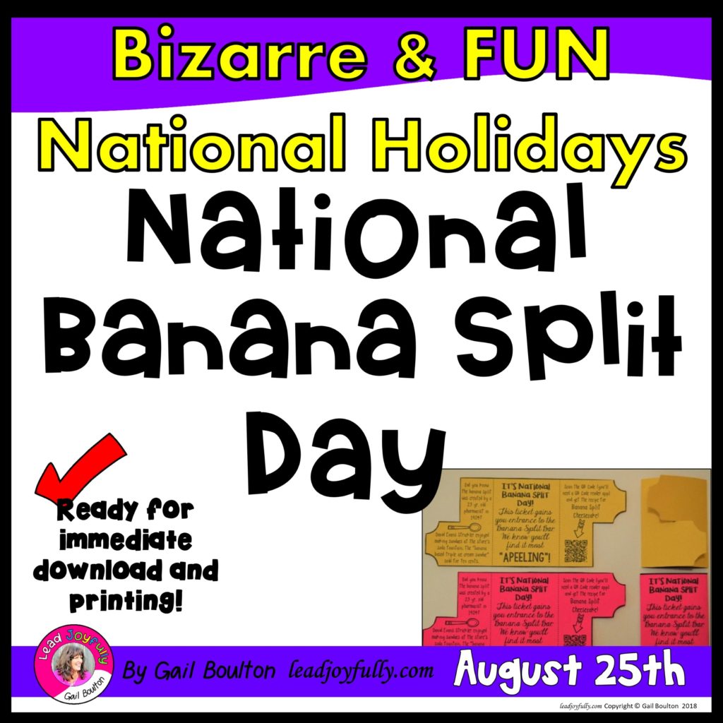National Banana Split Day (August 25th) | Lead Joyfully