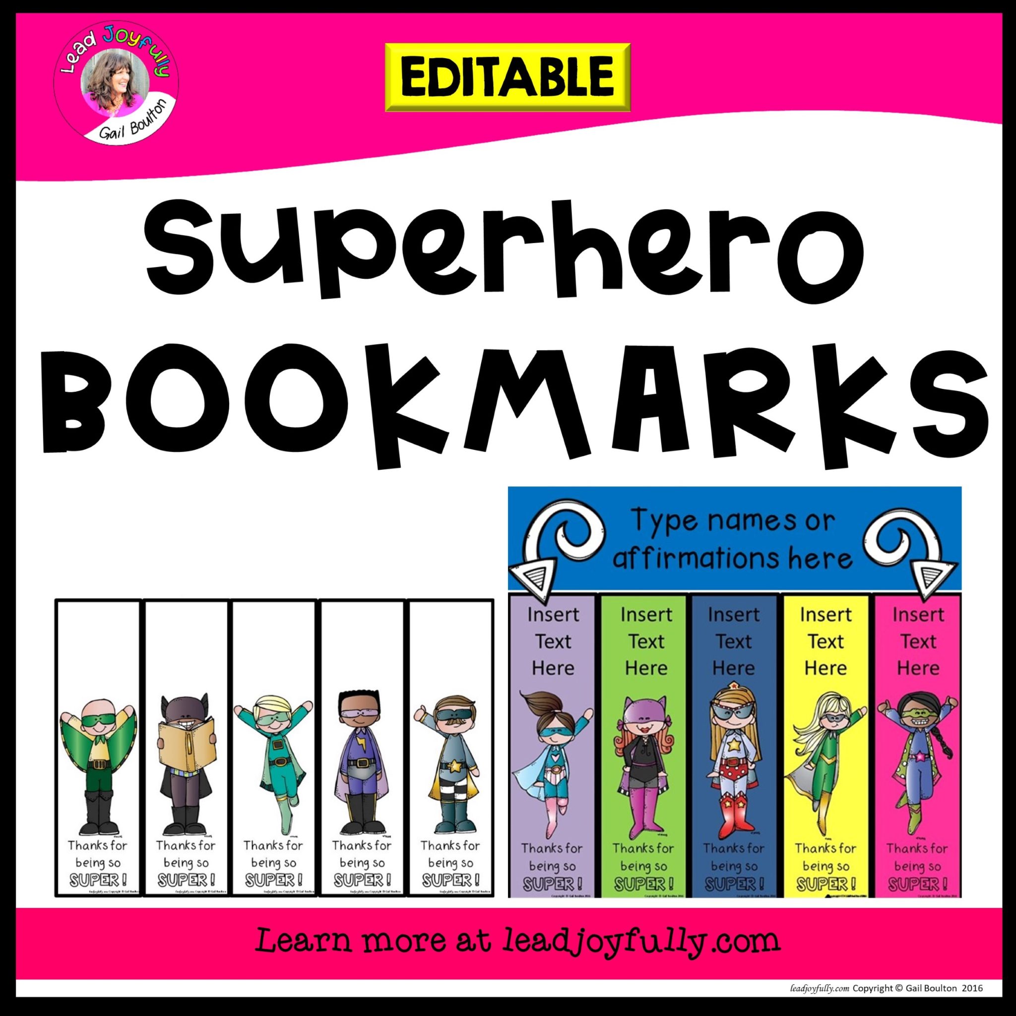 Staff and Teacher Awards (Superhero Theme) | Lead Joyfully
