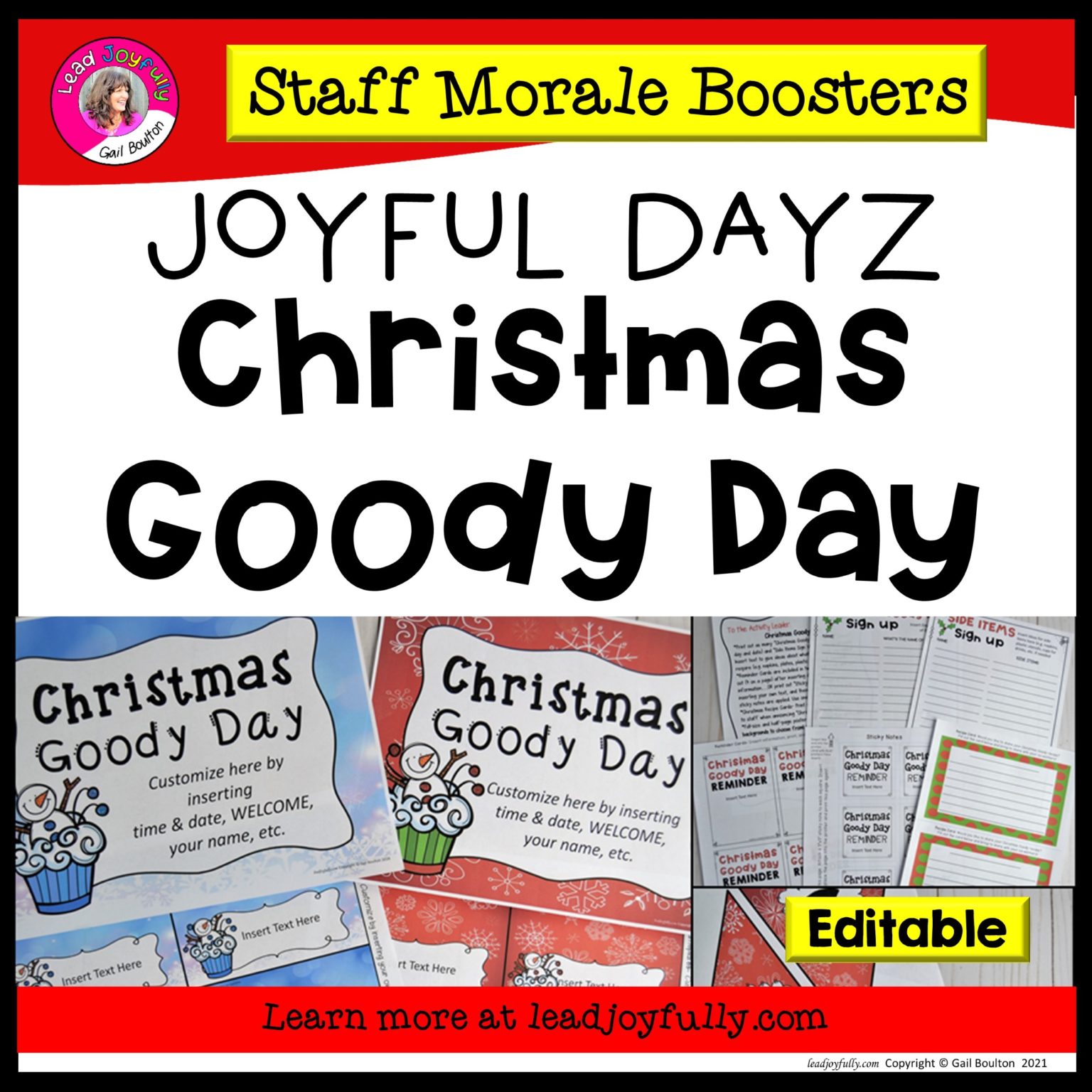 JOYFUL DAYZ (Staff Morale Boosters) CHRISTMAS GOODY DAY | Lead Joyfully