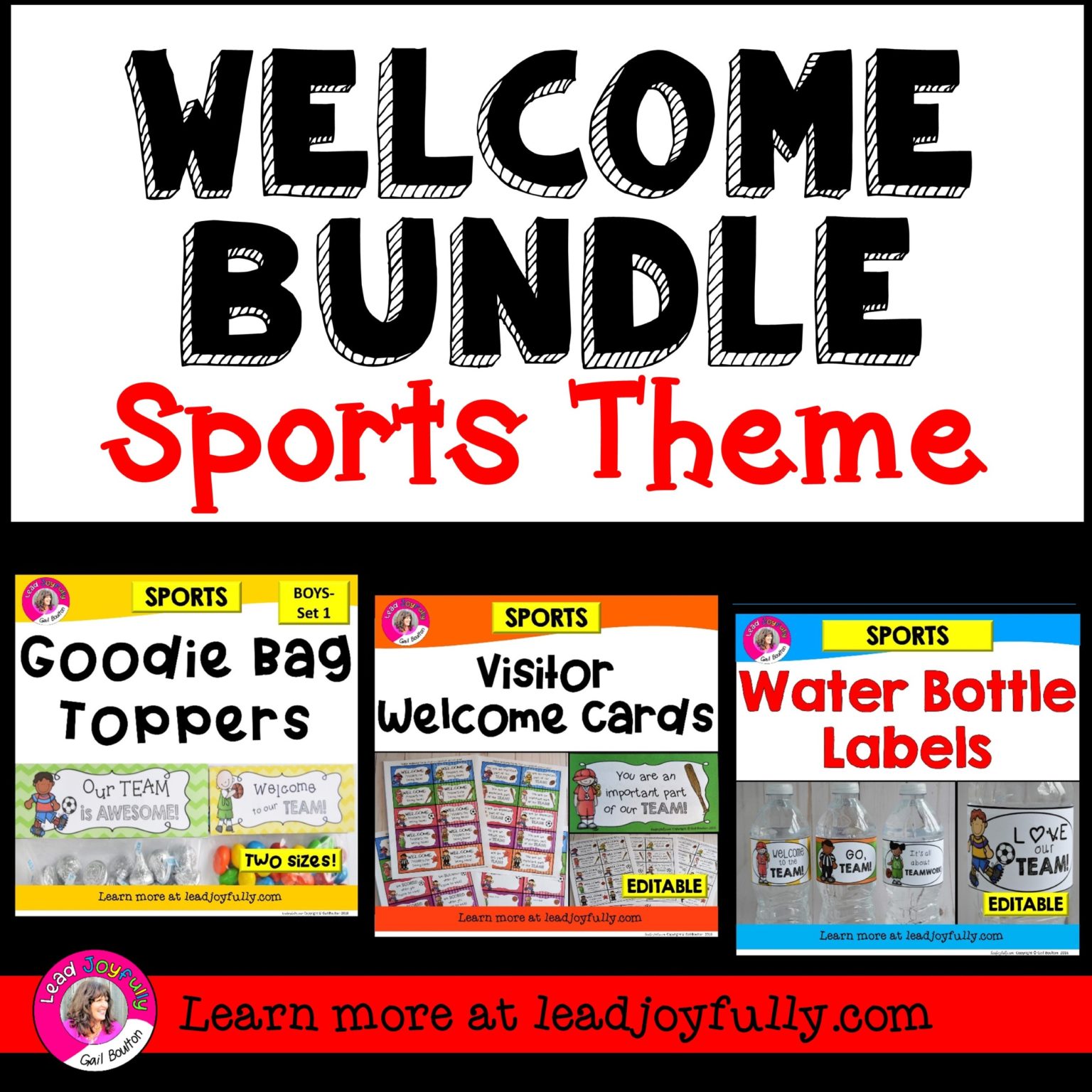 WELCOME BUNDLE (Sports Theme) | Lead Joyfully