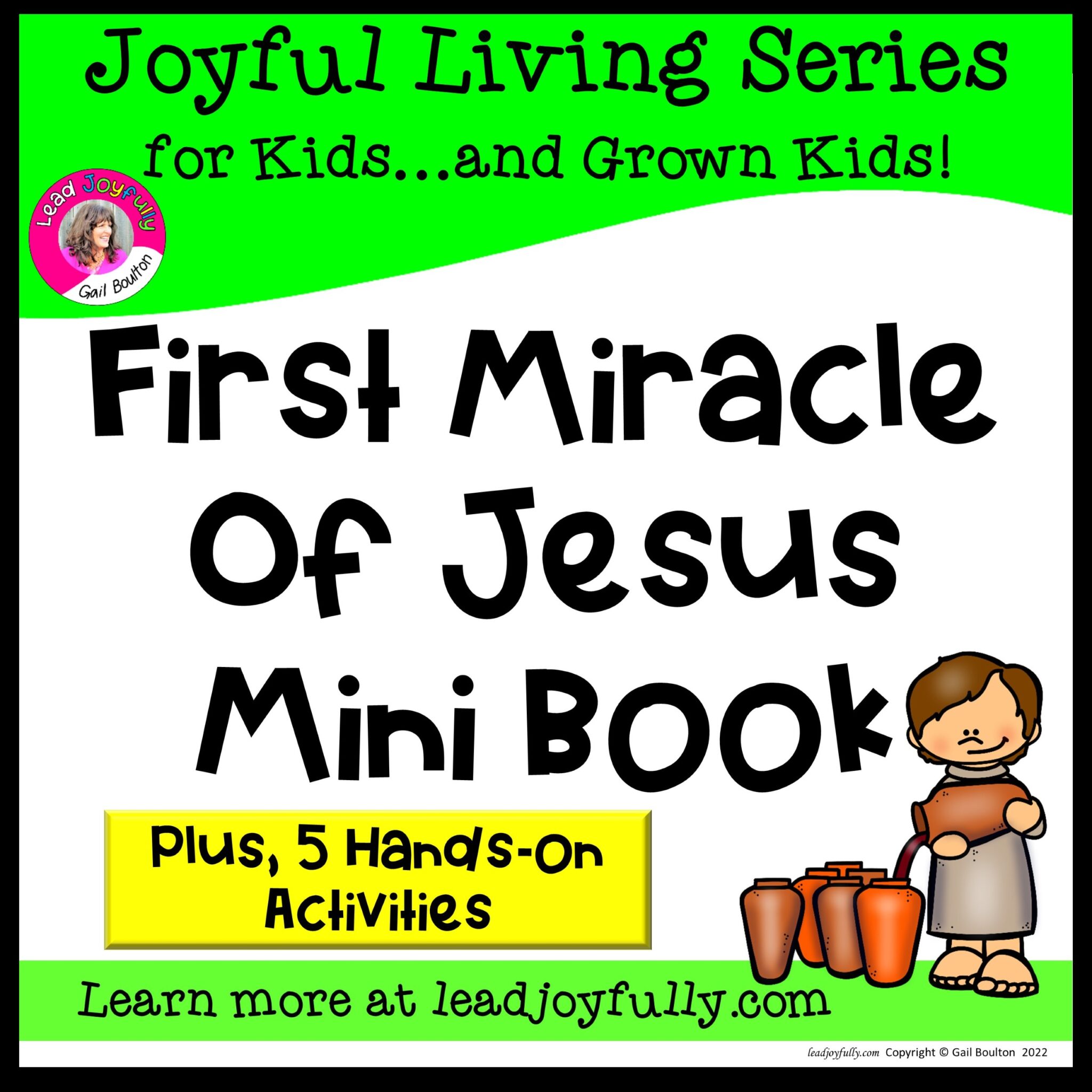 JESUS IS BAPTIZED Mini Book with FIVE Hands-On Activities: Joyful ...