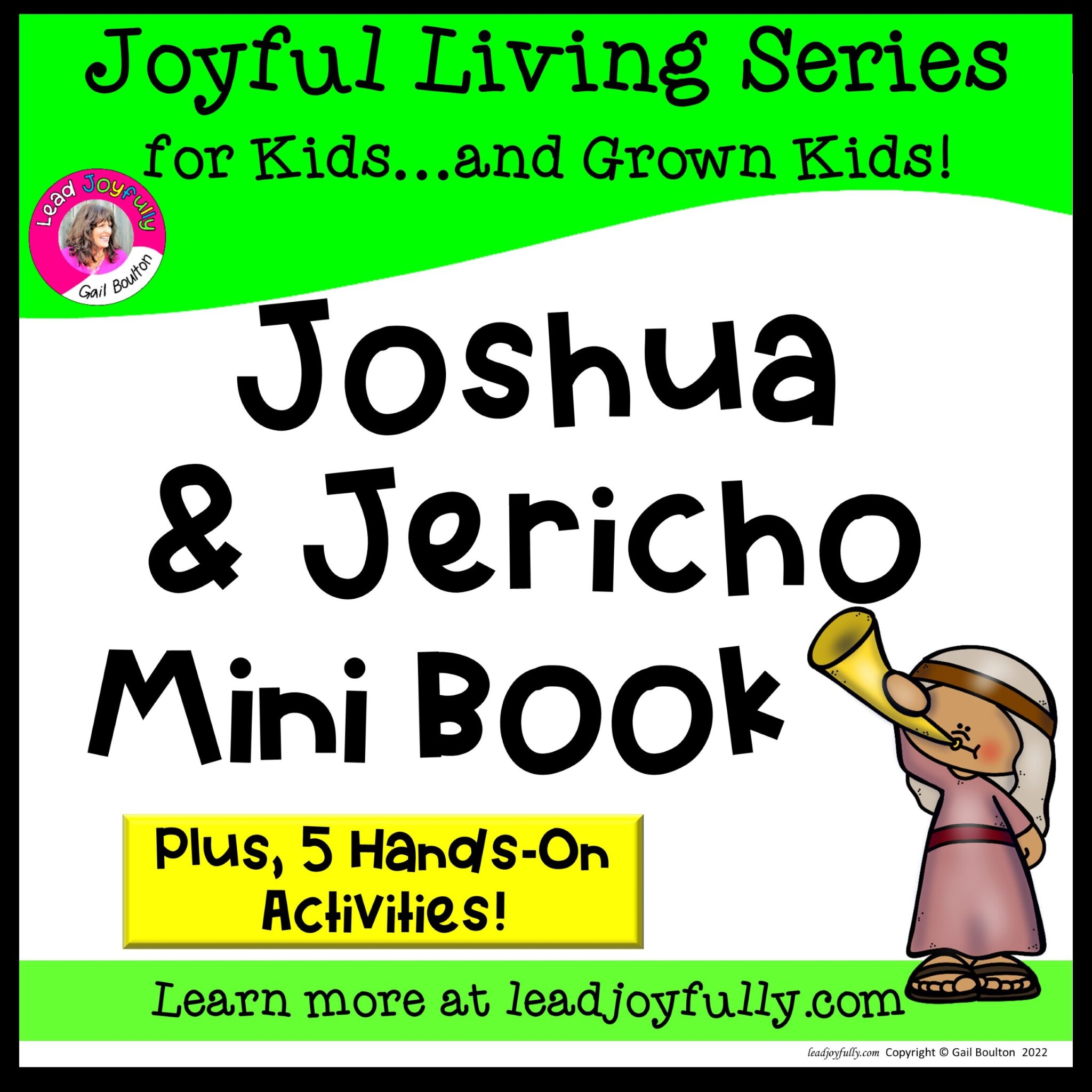 JOSHUA & JERICHO Mini Book with FIVE Hands-On Activities: Joyful Living ...