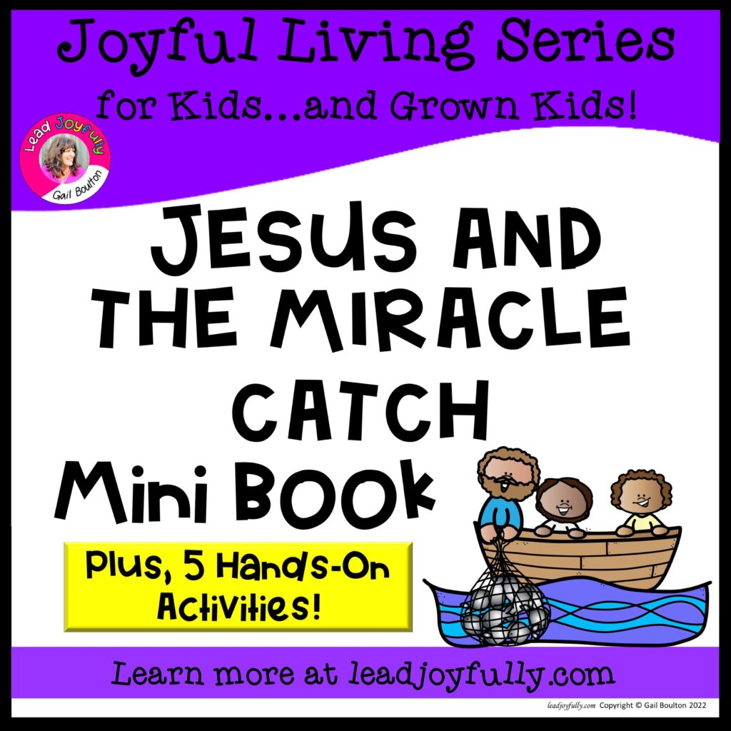 JESUS AND THE MIRACLE CATCH Mini Book with FIVE Hands-On Activities ...