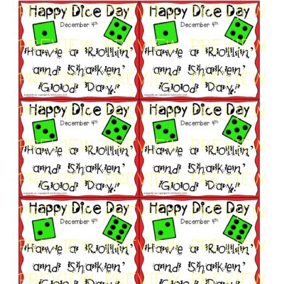 National Dice Day (December 4th) | Lead Joyfully