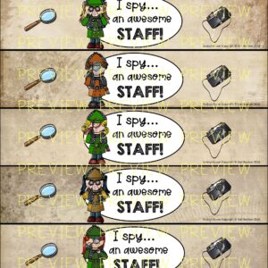 EDITABLE Water Bottle Labels (Detective Theme) | Lead Joyfully