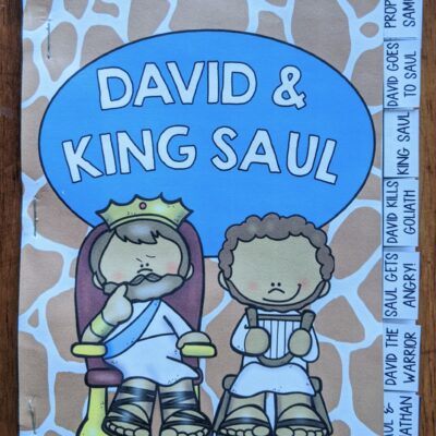 DAVID and KING SAUL Mini Book with FIVE Hands-On Activities: Joyful ...