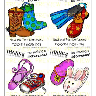 National Two Different Colored Shoes Day (May 3rd) | Lead Joyfully