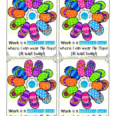 National Flip Flop Day (3rd Friday in June) | Lead Joyfully