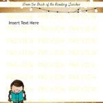 FROM THE DESK OF THE READING TEACHER: Stationery with Matching Note ...