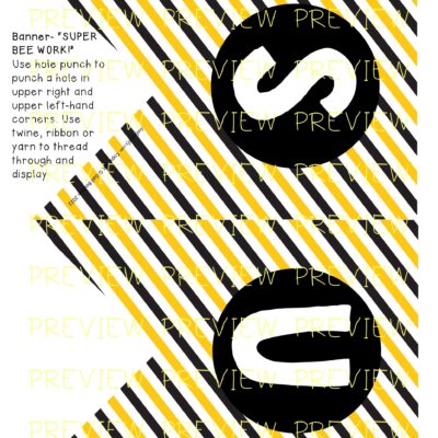 Student Work Display with Banner (CONSTRUCTION Theme) | Lead Joyfully