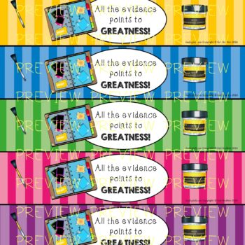 EDITABLE Water Bottle Labels (Detective Theme) | Lead Joyfully