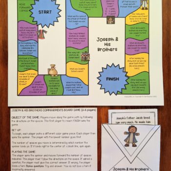 JOSEPH AND HIS BROTHERS Mini Book with FIVE Hands-On Activities: Joyful ...
