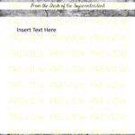 FROM THE DESK OF THE SUPERINTENDENT: Stationery with Matching Note ...