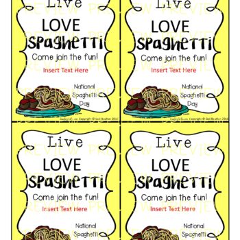 National Spaghetti Day (January 4th) | Lead Joyfully