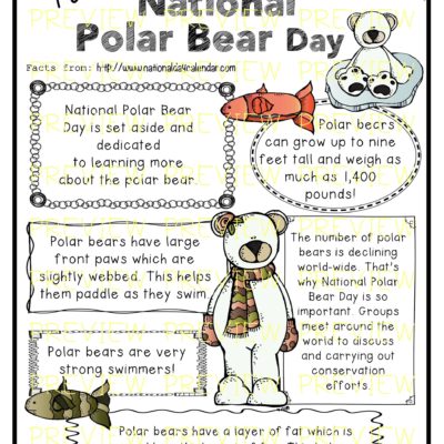 National Polar Bear Day (February 27th) | Lead Joyfully