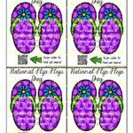 National Flip Flop Day (3rd Friday in June) | Lead Joyfully