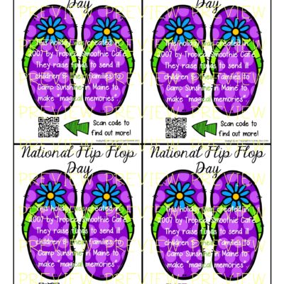 National Flip Flop Day (3rd Friday in June) | Lead Joyfully
