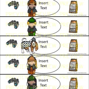 EDITABLE Water Bottle Labels (Detective Theme) | Lead Joyfully