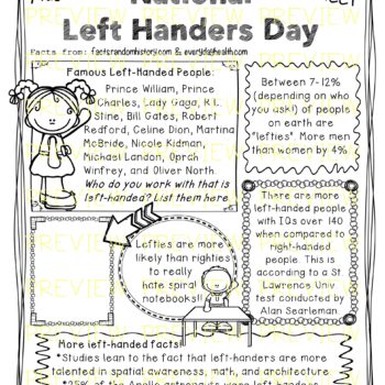 National Left Handers Day (August 13th) | Lead Joyfully