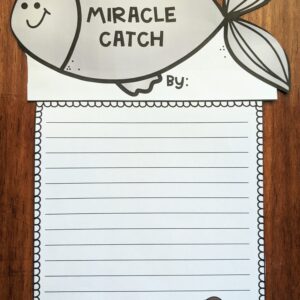 JESUS AND THE MIRACLE CATCH Mini Book with FIVE Hands-On Activities ...