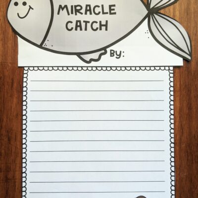 JESUS AND THE MIRACLE CATCH Mini Book with FIVE Hands-On Activities ...